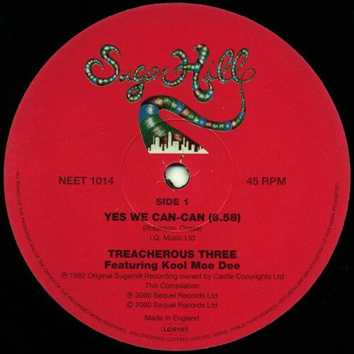 ・アーティスト Treacherous Three, Kool Moe Dee ・タイトル Yes We Can-can / Whip It ・レーベル・型番 SEQUEL NEET1014 ・フォーマット 12インチレコード ・コンディシ...