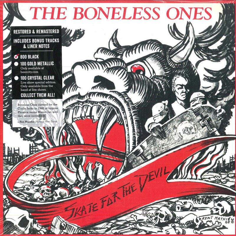 ・アーティスト Boneless Ones ・タイトル Skate For The Devil ・レーベル・型番 Beer City Records BCR2301 ・フォーマット LPレコード ・コンディション(盤) 新品 (M) ・コン...