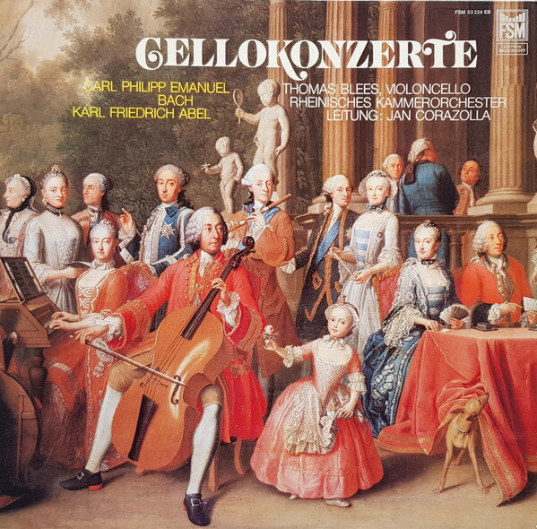 ・アーティスト Carl Philipp Emanuel Bach / Karl Friedrich Abel, Thomas Blees, Rheinisches Kammerorchester, Jan Corazolla ・タイトル ...