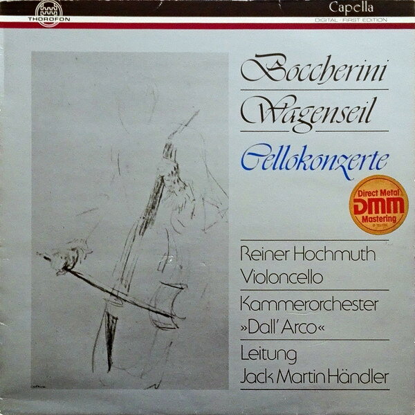 ・アーティスト Boccherini, Wagenseil - Reiner Hochmuth Violoncello, Kammerorchester ≫dall' Arco≪ Leitung Jack Martin Handler ・タ...