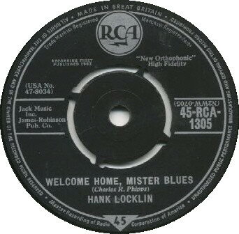 ・アーティスト Hank Locklin ・タイトル Welcome Home, Mister Blues ・レーベル・型番 RCA 45RCA1305 ・フォーマット 7インチレコード ・コンディション(盤) 良い (VG+) ・コンディ...