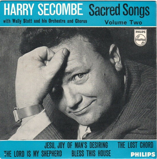 ・アーティスト Harry Secombe ・タイトル Sacred Songs Vol. 2 ・レーベル・型番 Philips BBE12393 ・フォーマット 7インチレコード ・コンディション(盤) 良い (VG+) ・コンディション...