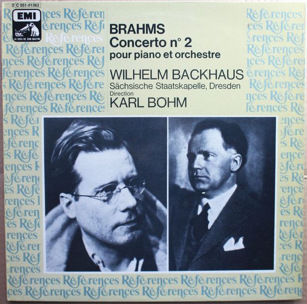 ・アーティスト Johannes Brahms / Wilhelm Backhaus, Staatskapelle Dresden, Karl B?hm ・タイトル Concerto No 2 Pour Piano Et Orchestre...