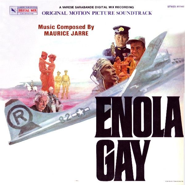 ・アーティスト Maurice Jarre ・タイトル Enola Gay- Original Motion Picture Soundtrack ・レーベル・型番 Var?se Sarabande STVD81149 ・フォーマット LP...