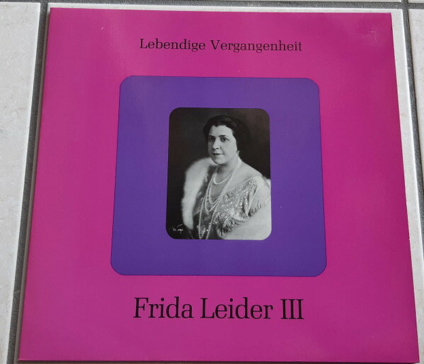 ・アーティスト Frida Leider ・タイトル Frida Leider III ・レーベル・型番 Lebendige Vergangenheit LV155 ・フォーマット LPレコード ・コンディション(盤) 良い (VG+) ・...