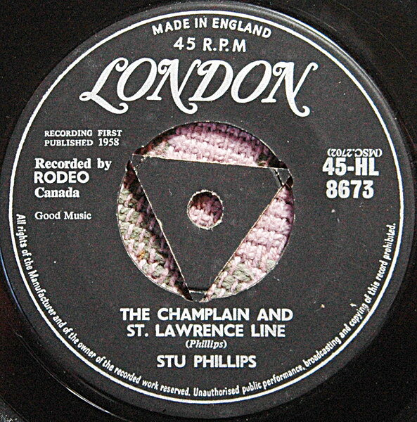 ・アーティスト Stu Phillips ・タイトル The Champlain And St. Lawrence Line ・レーベル・型番 London Records 45HL8673 ・フォーマット 7インチレコード ・コンディショ...