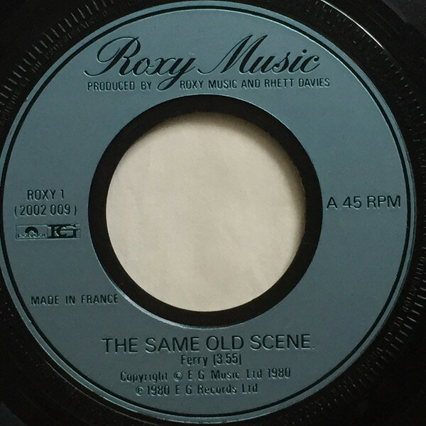 ・アーティスト Roxy Music ・タイトル The Same Old Scene ・レーベル・型番 Polydor ROXY1 ・フォーマット 7インチレコード ・コンディション(盤) 良い (VG+) ・コンディション(ジャケット)...