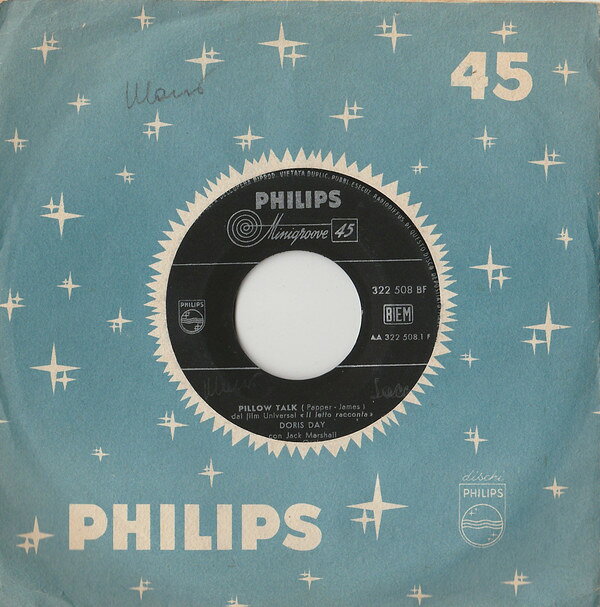 ・アーティスト Doris Day ・タイトル Pillow Talk ・レーベル・型番 Philips 322508BF ・フォーマット 7インチレコード ・コンディション(盤) 良い (VG+) ・コンディション(ジャケット) プレイン...