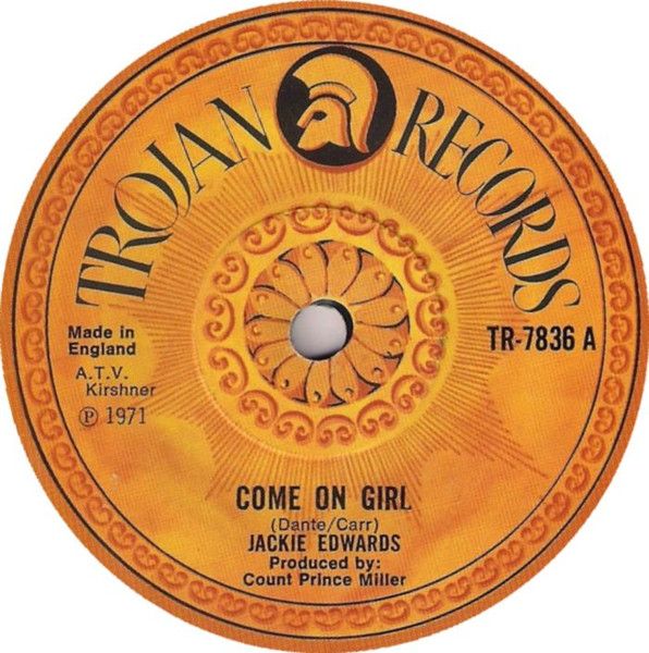 ・アーティスト Jackie Edwards ・タイトル Come On Girl / So Many Days ・レーベル・型番 Trojan Records TR7836 ・フォーマット 7インチレコード ・コンディション(盤) 良い ...