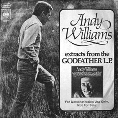 ・アーティスト Andy Williams ・タイトル Extracts From The Godfather L.P. ・レーベル・型番 CBS CBSS8197 ・フォーマット 7インチレコード ・コンディション(盤) 良い (VG+)...