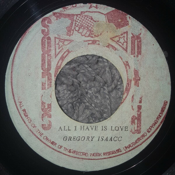 ・アーティスト Gregory Isaacs ・タイトル All I Have Is Love ・レーベル・型番 Sounds United none ・フォーマット 7インチレコード ・コンディション(盤) 良い (VG+) ・コンディシ...
