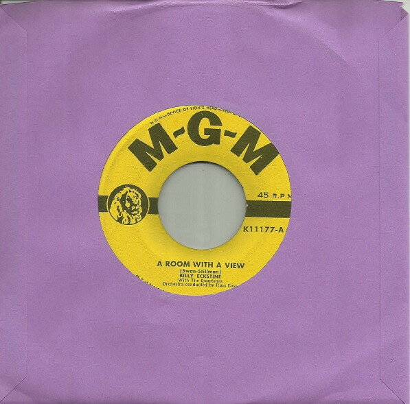 ・アーティスト Billy Eckstine ・タイトル A Room With A View / Carnival ・レーベル・型番 MGM Records K11177 ・フォーマット 7インチレコード ・コンディション(盤) 良い (...