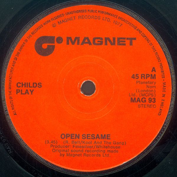 ・アーティスト Childs Play ・タイトル Open Sesame ・レーベル・型番 Magnet (2) MAG93 ・フォーマット 7インチレコード ・コンディション(盤) 非常に良い(EX) ・コンディション(ジャケット) プ...