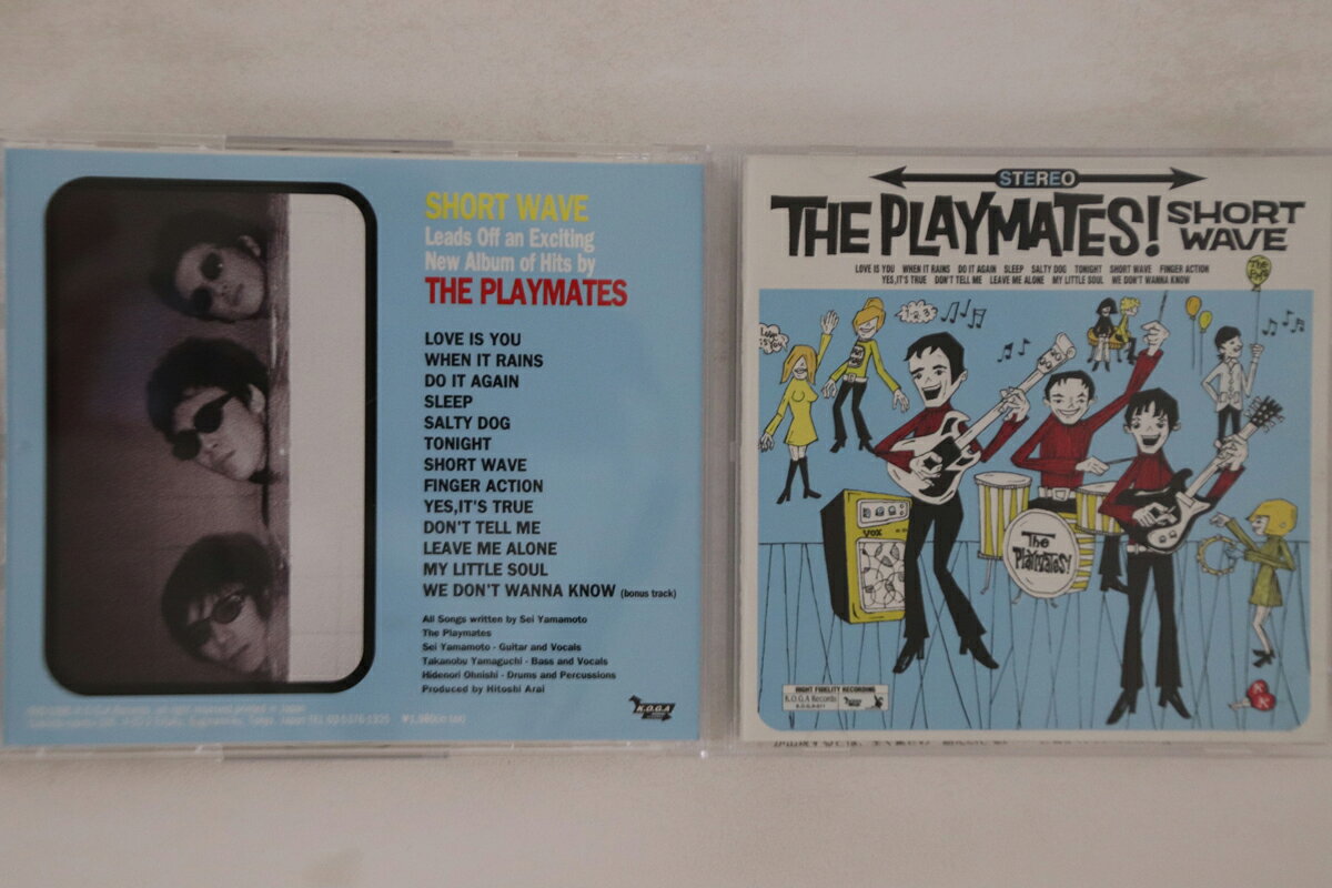 ・アーティスト Playmates ・タイトル Short Wave ・レーベル・型番 K.O.G.A KOGA011 ・フォーマット CD ・コンディション(盤) 良い (VG+) ・コンディション(ジャケット) 良い (VG+) ・コン...