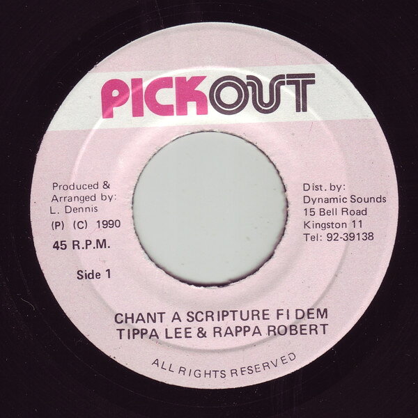 ・アーティスト Tippa Lee , Rappa Robert ・タイトル Chant A Scripture Fi Dem ・レーベル・型番 Pickout NONE ・フォーマット 7インチレコード ・コンディション(盤) 良い (V...