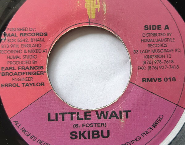 ・アーティスト Skibu ・タイトル Little Wait ・レーベル・型番 Humal Records RMVS016 ・フォーマット 7インチレコード ・コンディション(盤) 良い (VG+) ・コンディション(ジャケット) ・コン...