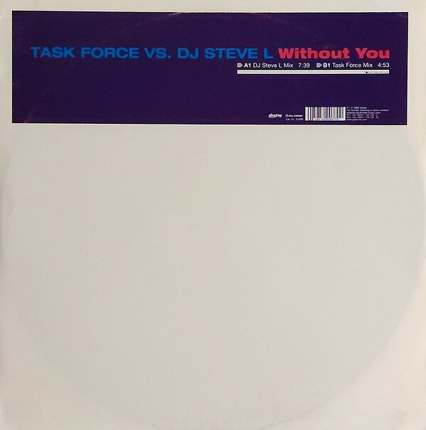 ・アーティスト Task Force, DJ Steve L ・タイトル Without You ・レーベル・型番 Deejay Nation DJ009 ・フォーマット 12インチレコード ・コンディション(盤) 良い (VG+) ・コン...