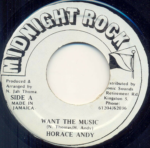 ・アーティスト Horace Andy ・タイトル Want The Music ・レーベル・型番 Midnight Rock NONE ・フォーマット 7インチレコード ・コンディション(盤) 良い (VG+) ・コンディション(ジャケッ...