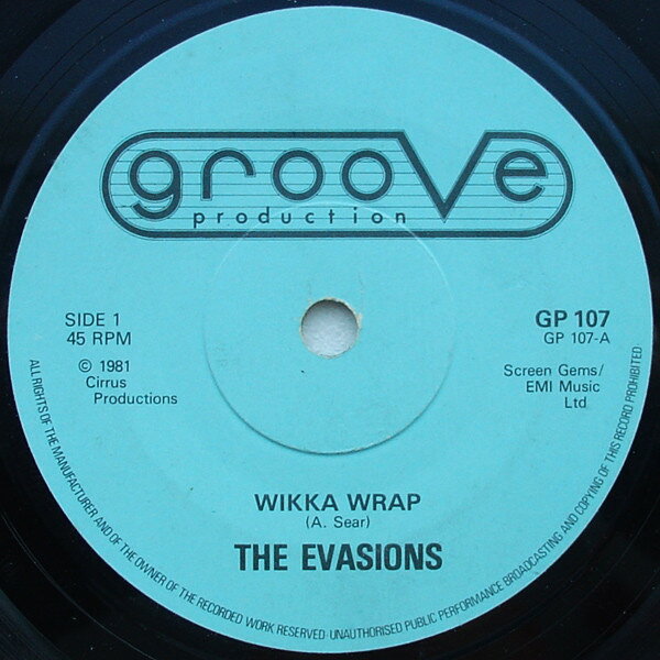 ・アーティスト Evasions ・タイトル Wikka Wrap ・レーベル・型番 Groove Production GP107 ・フォーマット 7インチレコード ・コンディション(盤) 良い (VG+) ・コンディション(ジャケット)...