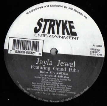 ・アーティスト Jayla Jewel, Grand Puba ・タイトル I Like What U Do To Me ・レーベル・型番 Stryke Entertainment STRY002 ・フォーマット 12インチレコード ・コン...