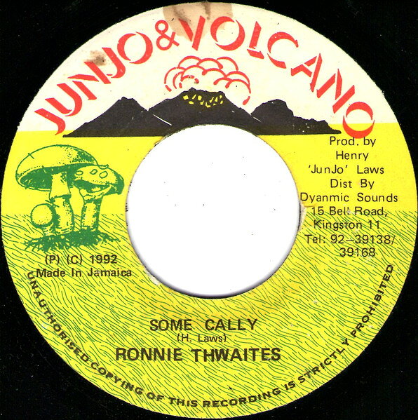 ・アーティスト Ronnie Thwaites ・タイトル Some Cally ・レーベル・型番 Junjo & Volcano NONE ・フォーマット 7インチレコード ・コンディション(盤) 良い (VG+) ・コンディション(ジャ...