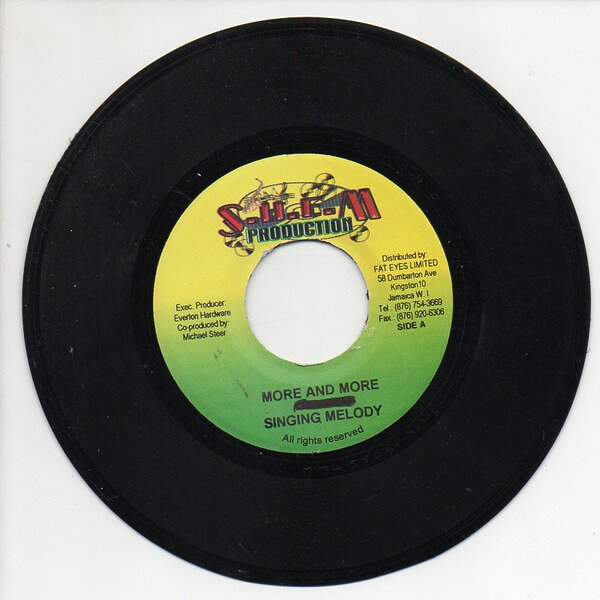・アーティスト Singing Melody ・タイトル More And More ・レーベル・型番 S.H.E.M Productions NONE ・フォーマット 7インチレコード ・コンディション(盤) 良い (VG+) ・コンディ...