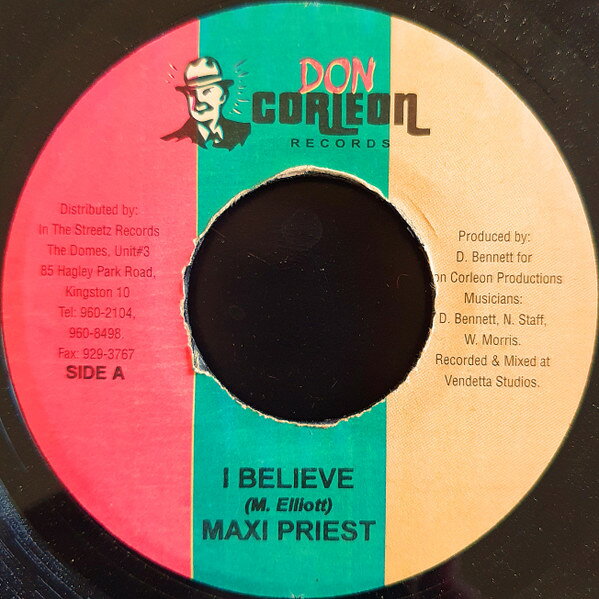 ・アーティスト Maxi Priest ・タイトル I Believe ・レーベル・型番 Don Corleon Records NONE ・フォーマット 7インチレコード ・コンディション(盤) 良い (VG+) ・コンディション(ジャケ...