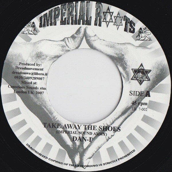 ・アーティスト Dan I ・タイトル Take Away The Shoes ・レーベル・型番 Imperial Roots IR7002 ・フォーマット 7インチレコード ・コンディション(盤) 良い (VG+) ・コンディション(ジャ...