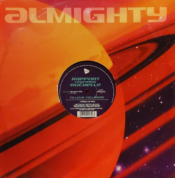 ・アーティスト Rapport, Rochelle ・タイトル To Love You More ・レーベル・型番 Almighty Records 12ALMY123 ・フォーマット 12インチレコード ・コンディション(盤) 良い (V...