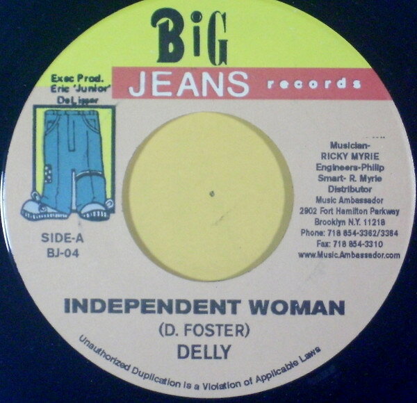 ・アーティスト Delly ・タイトル Independent Woman ・レーベル・型番 ・フォーマット 7インチレコード ・コンディション(盤) 良い (VG+) ・コンディション(ジャケット) プレインカバー（元ジャケット／カバー無...