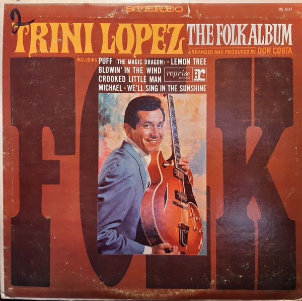 ・アーティスト Trini Lopez ・タイトル The Folk Album ・レーベル・型番 Reprise Records RS6147 ・フォーマット LPレコード ・コンディション(盤) 非常に良い(EX) ・コンディション(ジ...