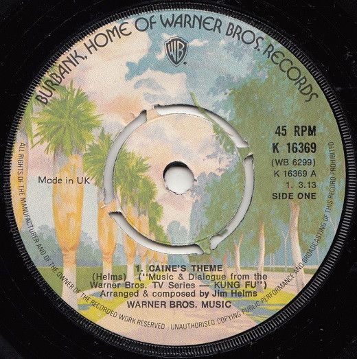 ・アーティスト Jim Helms ・タイトル Caine's Theme ・レーベル・型番 Warner Bros. Records K16369 ・フォーマット 7インチレコード ・コンディション(盤) 良い (VG+) ・コンディショ...