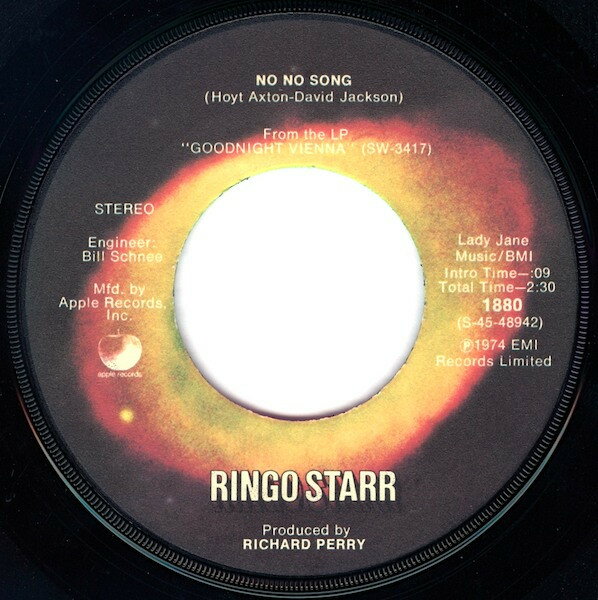 ・アーティスト Ringo Starr ・タイトル No No Song ・レーベル・型番 Apple Records 1880 ・フォーマット 7インチレコード ・コンディション(盤) 良い (VG+) ・コンディション(ジャケット) プ...