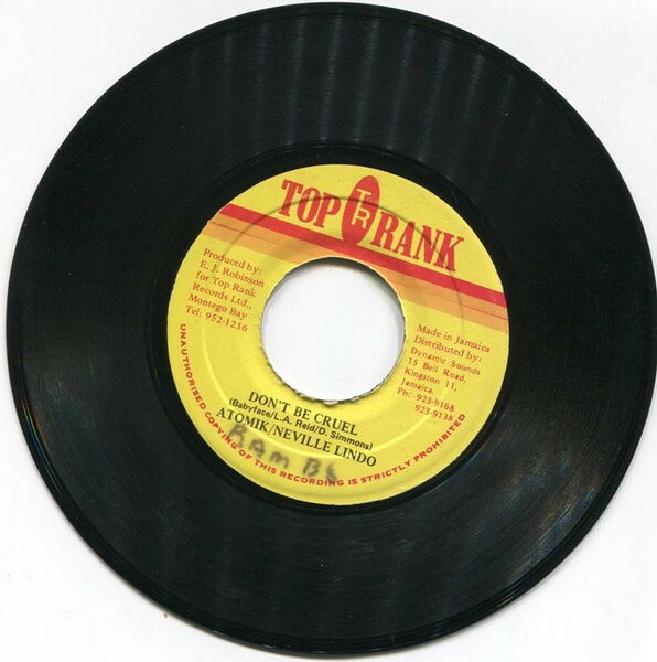 ・アーティスト Atomik (6) / Neville Lindo ・タイトル Don't Be Cruel ・レーベル・型番 Top Rank NONE ・フォーマット 7インチレコード ・コンディション(盤) 良い (VG+) ・コン...