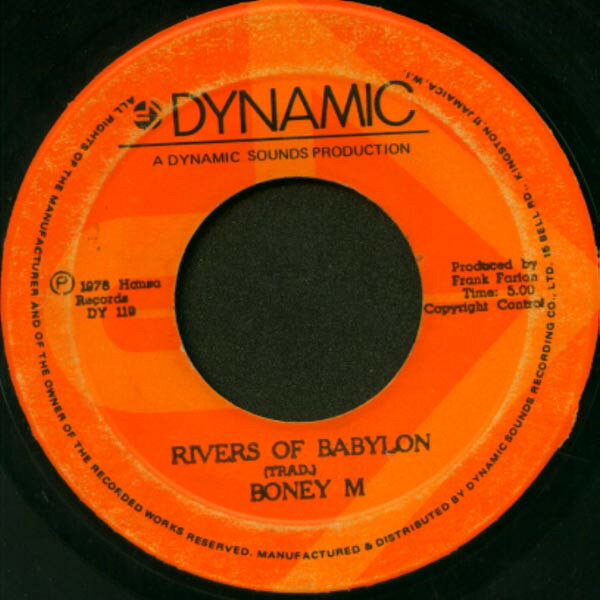・アーティスト Boney M. ・タイトル Rivers Of Babylon / Brown Girl In The Ring ・レーベル・型番 Dynamic Sounds DY119 ・フォーマット 7インチレコード ・コンディショ...