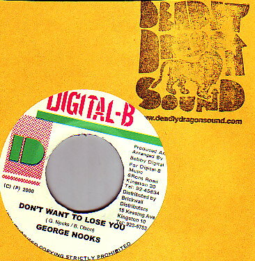 ・アーティスト George Nooks ・タイトル Don't Want To Lose You ・レーベル・型番 Digital-B NONE ・フォーマット 7インチレコード ・コンディション(盤) 可 (VG) ・コンディション(ジ...