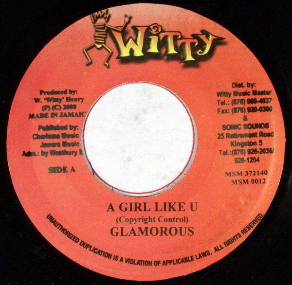 ・アーティスト Glamourous / Richie Spice ・タイトル A Girl Like You / Crave ・レーベル・型番 Witty MSM0012 ・フォーマット 7インチレコード ・コンディション(盤) 良い (...