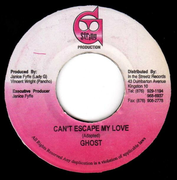 ・アーティスト Ghost ・タイトル Can't Escape My Love ・レーベル・型番 G-String Production NONE ・フォーマット 7インチレコード ・コンディション(盤) 良い (VG+) ・コンディショ...