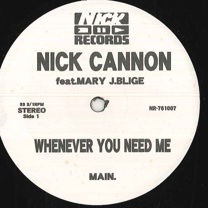 ・アーティスト Nick Cannon ・タイトル Whenever You Need Me / Get Crunk Shorty ・レーベル・型番 NICK CANNON NR761007 ・フォーマット 12インチレコード ・コンディシ...