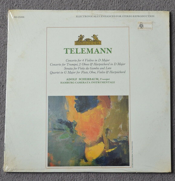 ・アーティスト Georg Philipp Telemann , Camerata Instrumentale Der Hamburger Telemann-Gesellschaft ,Trumpet Adolf Scherbaum ・タイ...