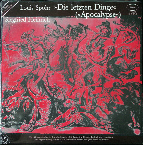 ・アーティスト Louis Spohr, Siegfried Heinrich, Frankfurter Symphoniker ・タイトル Die Letzten Dinge ("Apocalypse") ・レーベル・型番 ・フォーマット...