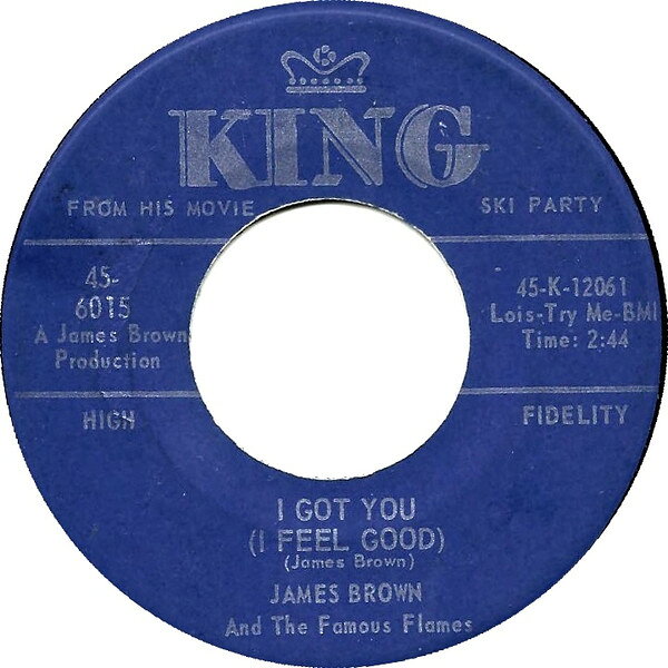 ・アーティスト James Brown & The Famous Flames ・タイトル I Got You (I Feel Good) ・レーベル・型番 King Records 456015 ・フォーマット 7インチレコード ・コンデ...