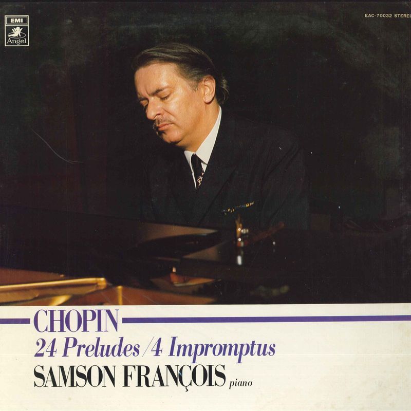 ・アーティスト Frederic Chopin - Samson Fran?ois ・タイトル 24 Preludes / 4 Impromptus ・レーベル・型番 Angel Records EAC70032 ・フォーマット LPレコー...