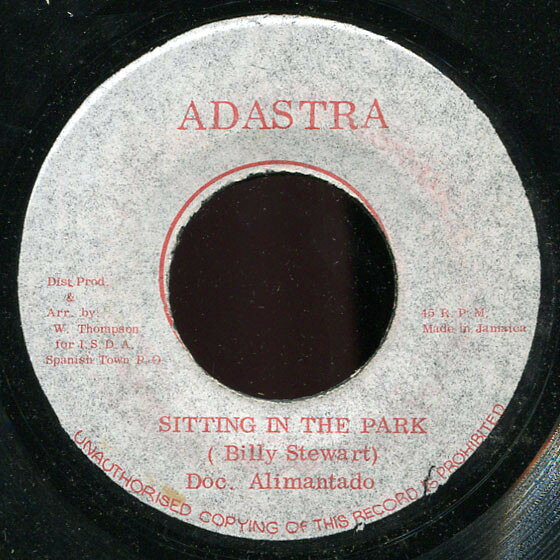 ・アーティスト Dr. Alimantado ・タイトル Sitting In The Park ・レーベル・型番 Adastra NONE ・フォーマット 7インチレコード ・コンディション(盤) 良い (VG+) ・コンディション(ジャ...