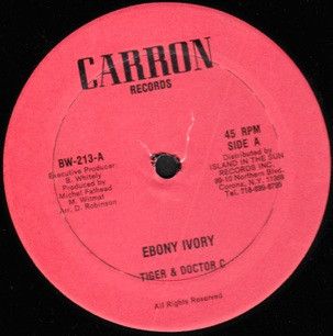 ・アーティスト Tiger, Doctor C. ・タイトル Ebony Ivory ・レーベル・型番 Carron Records BW213 ・フォーマット 12インチレコード ・コンディション(盤) 良い (VG+) ・コンディション...