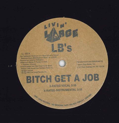 ・アーティスト Lil' Bastards ・タイトル Bitch Get A Job ・レーベル・型番 Livin' Large Records LL100 ・フォーマット 12インチレコード ・コンディション(盤) 良い (VG+) ・...
