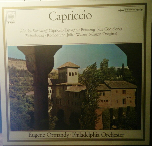 ・アーティスト Nikolai Rimsky-Korsakov , Pyotr Ilyich Tchaikovsky ・タイトル Capriccio ・レーベル・型番 CBS S71043 ・フォーマット LPレコード ・コンディション(盤...