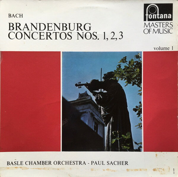 ・アーティスト Johann Sebastian Bach - Basler Kammerorchester , Paul Sacher ・タイトル Brandenburg Concertos Nos. 1, 2, 3 ・レーベル・型番 F...