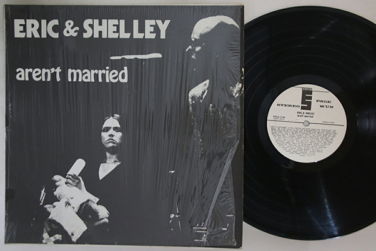 ・アーティスト Eric & Shelley ・タイトル Aren't Married ・レーベル・型番 ERISHEL PRSD2198 ・フォーマット LPレコード ・コンディション(盤) 良い (VG+) ・コンディション(ジャケット...