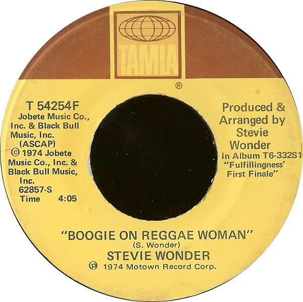 ・アーティスト Stevie Wonder ・タイトル Boogie On Reggae Woman ・レーベル・型番 Tamla T54254F ・フォーマット 7インチレコード ・コンディション(盤) 良い (VG+) ・コンディション...
